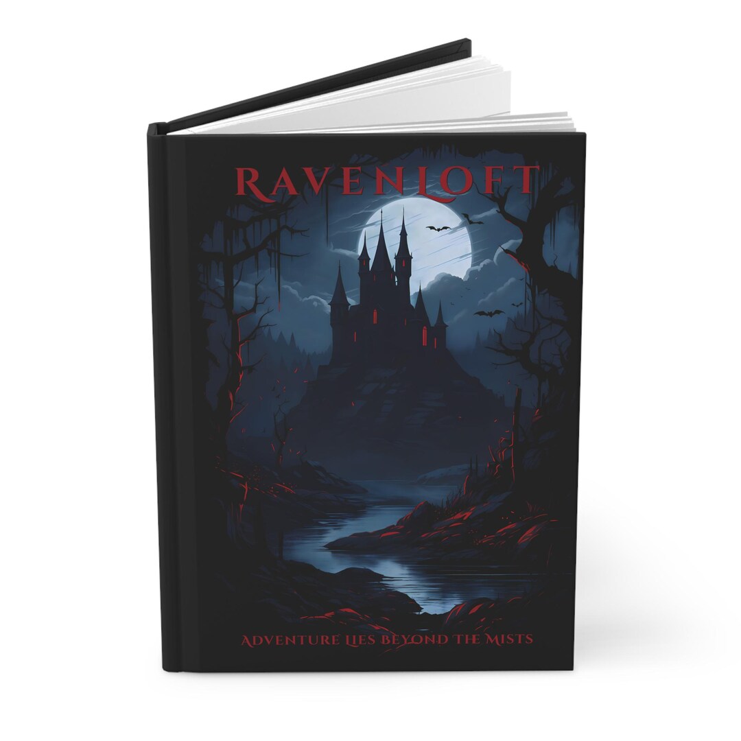Ravenloft Hardcover Journal, Fantasy RPG Campaign Notebook - Etsy