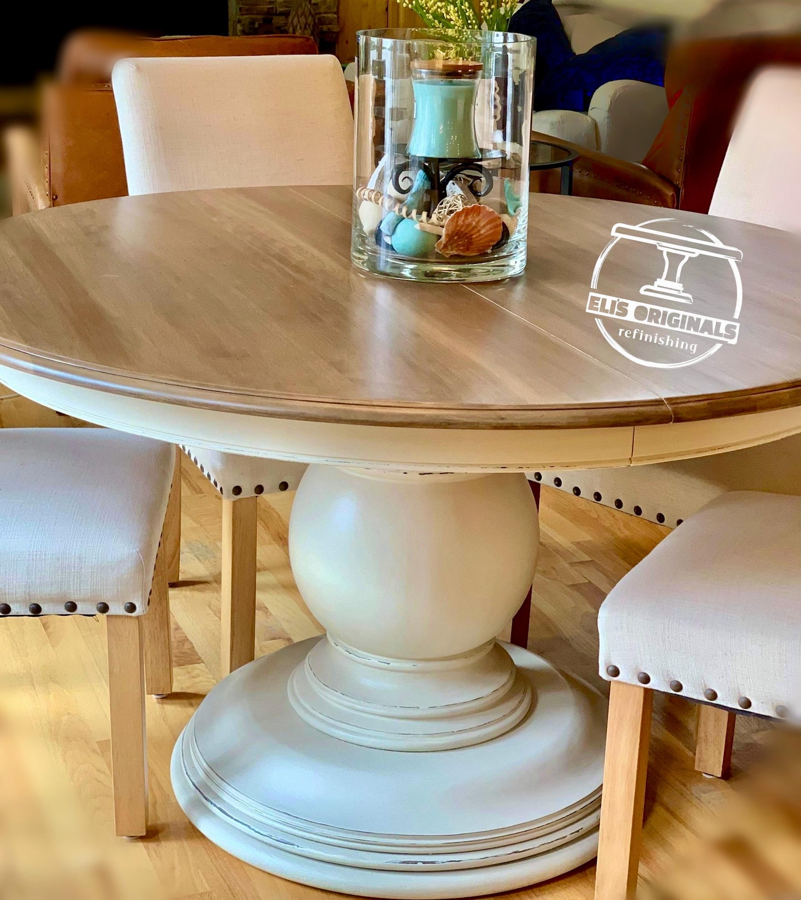 Refinished Round Dining Tables - Etsy