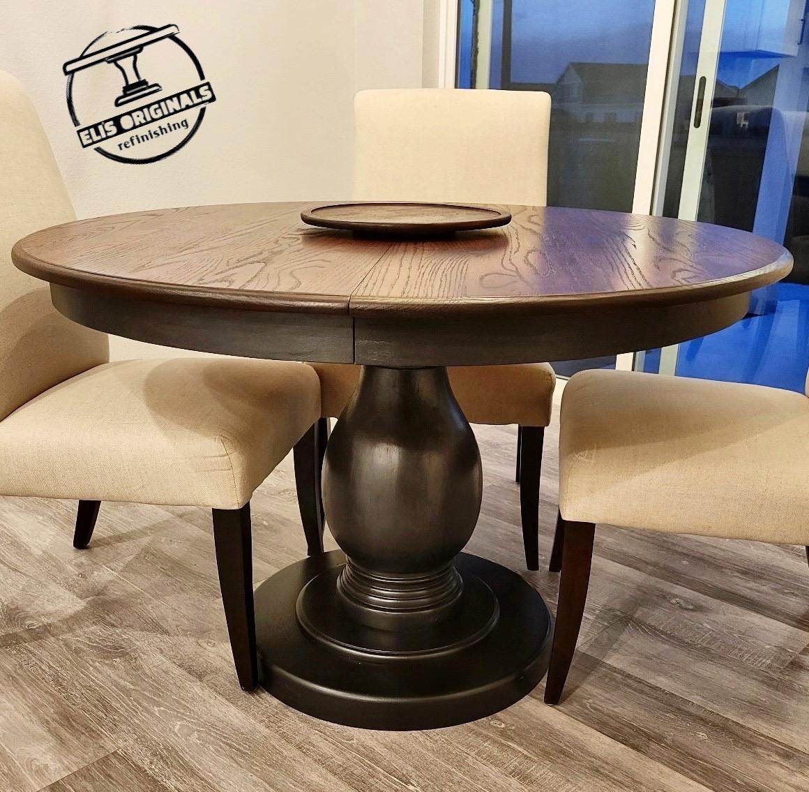 Refinished Round Dining Tables - Etsy