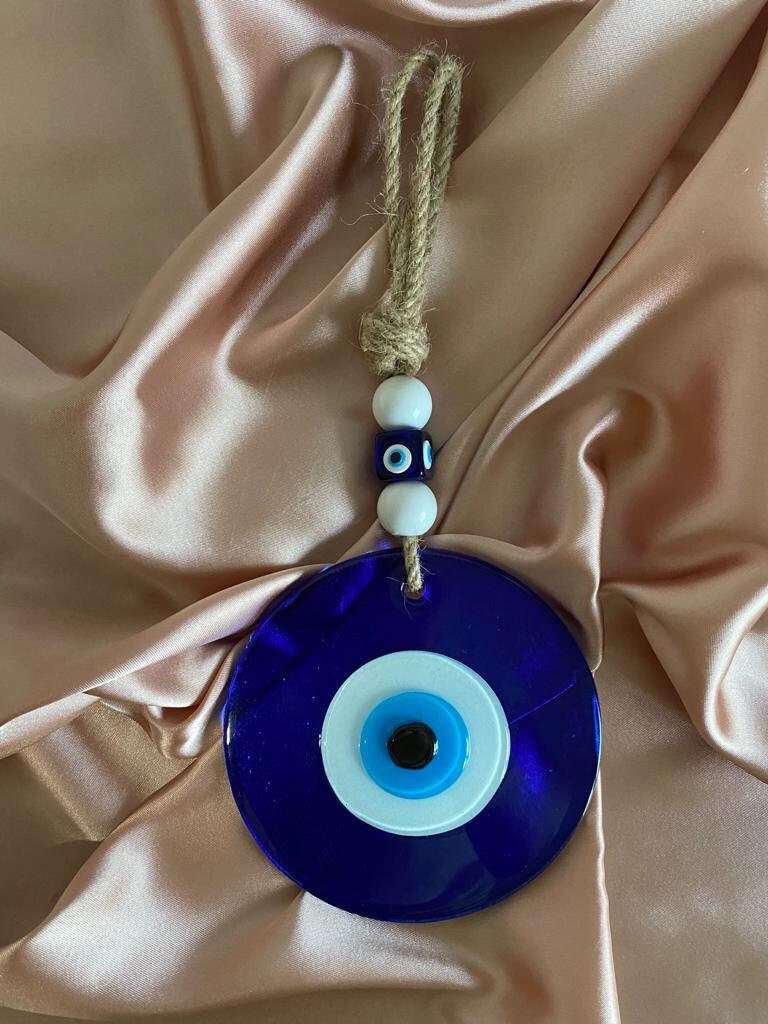 Colourful Glass Evil Eye Bead, Evil Eye Home Decor, Evil Eye Wall ...