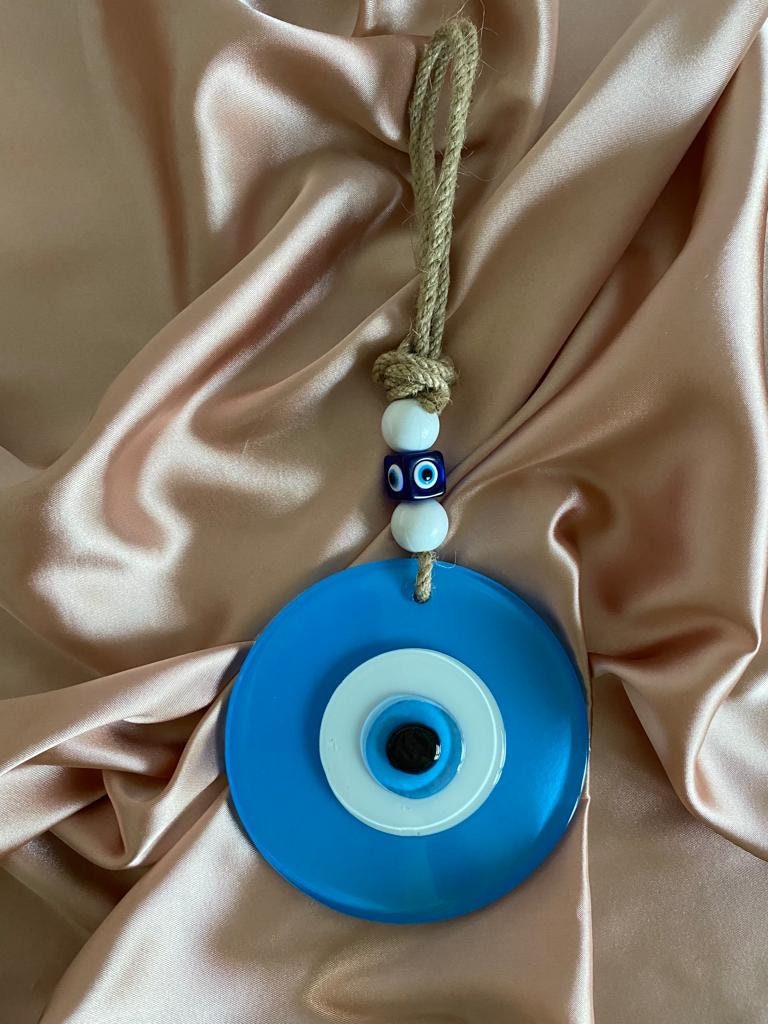 Colourful Glass Evil Eye Bead, Evil Eye Home Decor, Evil Eye Wall ...