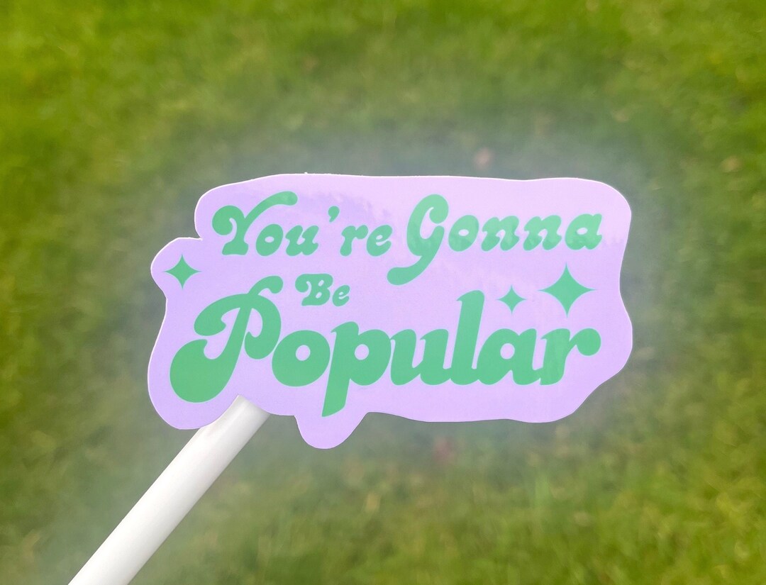 Wicked Inspired Die Cut Sticker - Popular - Etsy