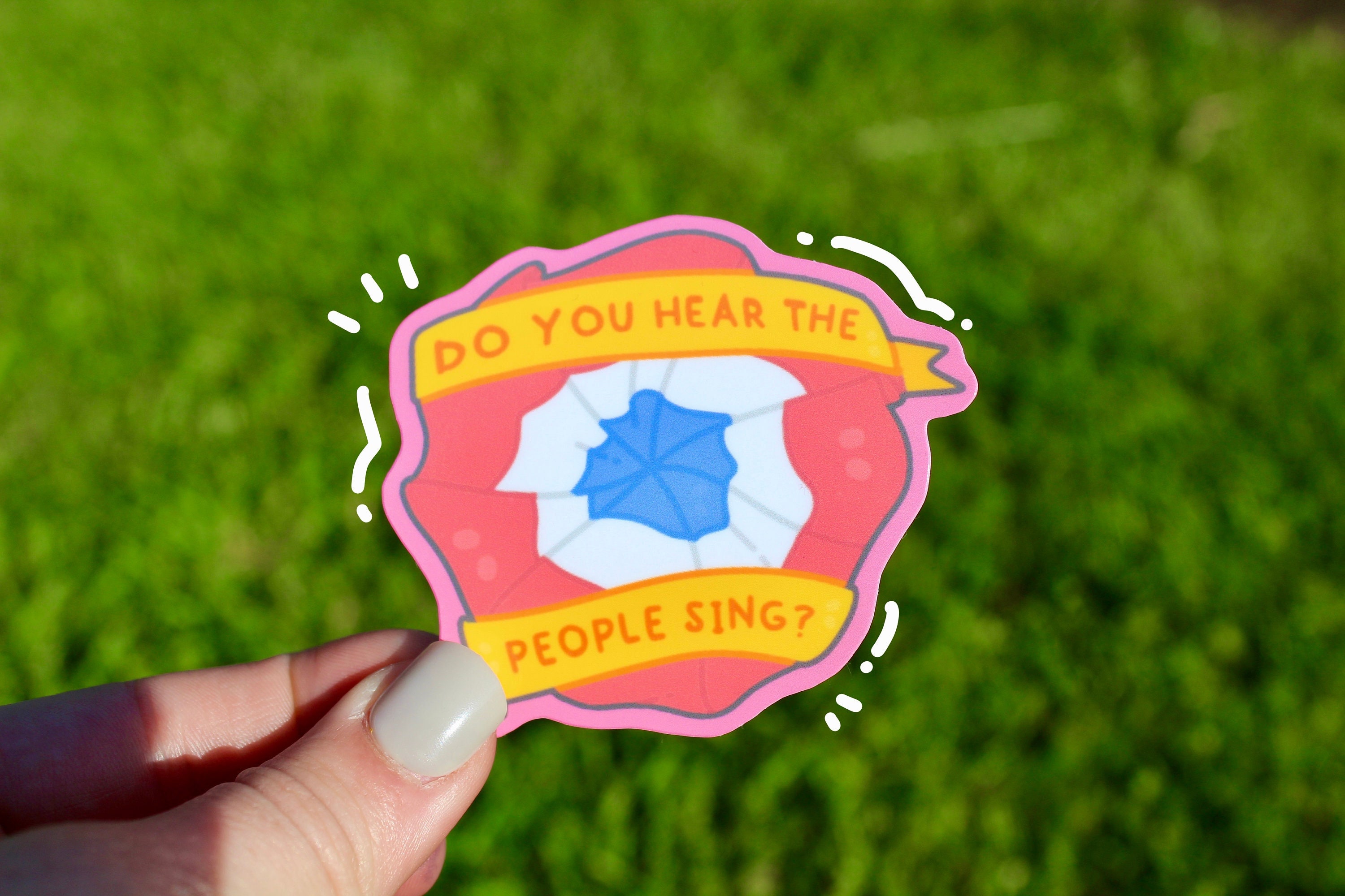 Les Misérables Inspired Die Cut Sticker - Etsy