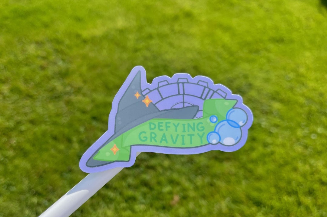 Wicked Inspired Die Cut Sticker - Defying Gravity - Etsy