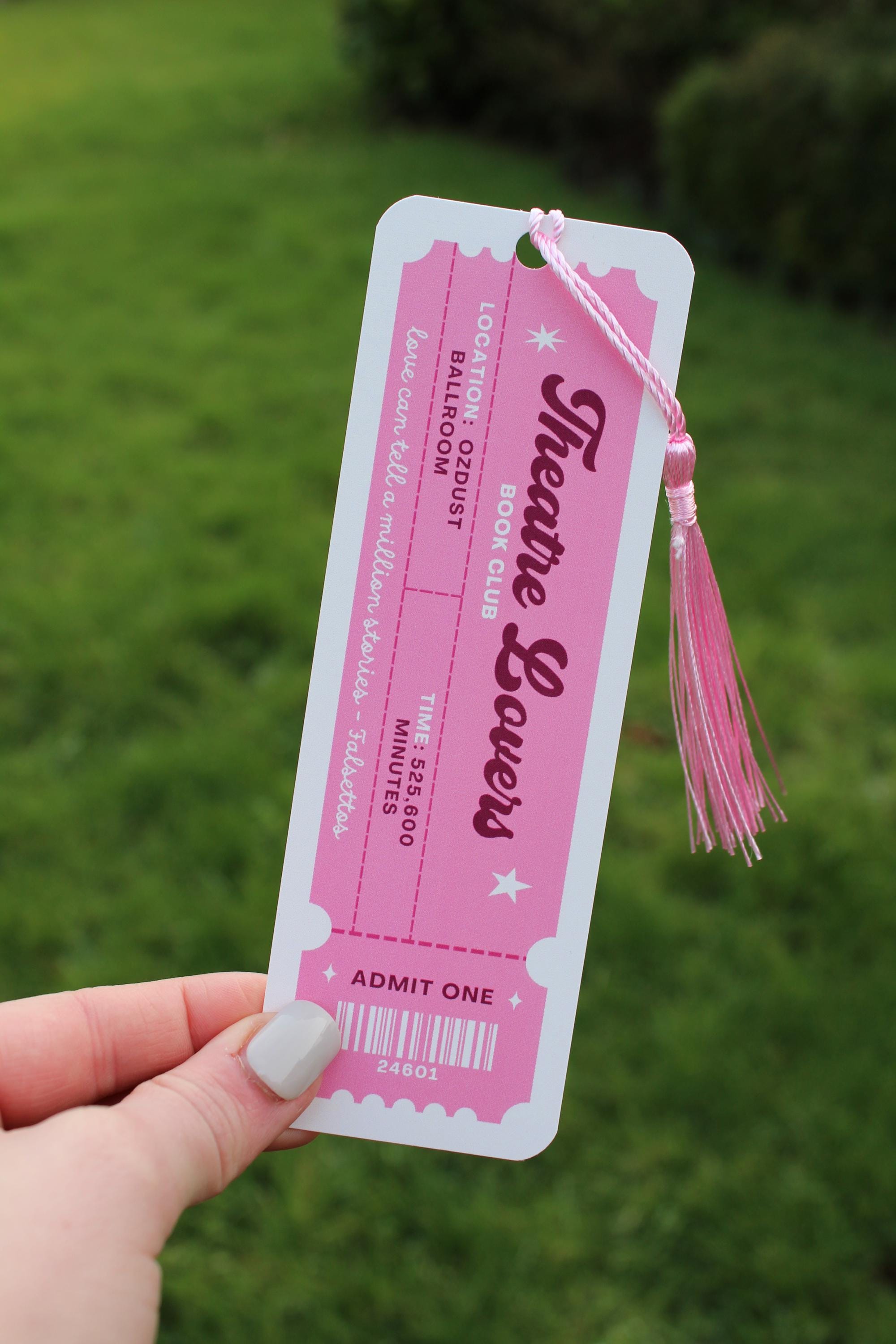 Musical Theatre Inspired Bookmark - Theatre Lovers - Etsy