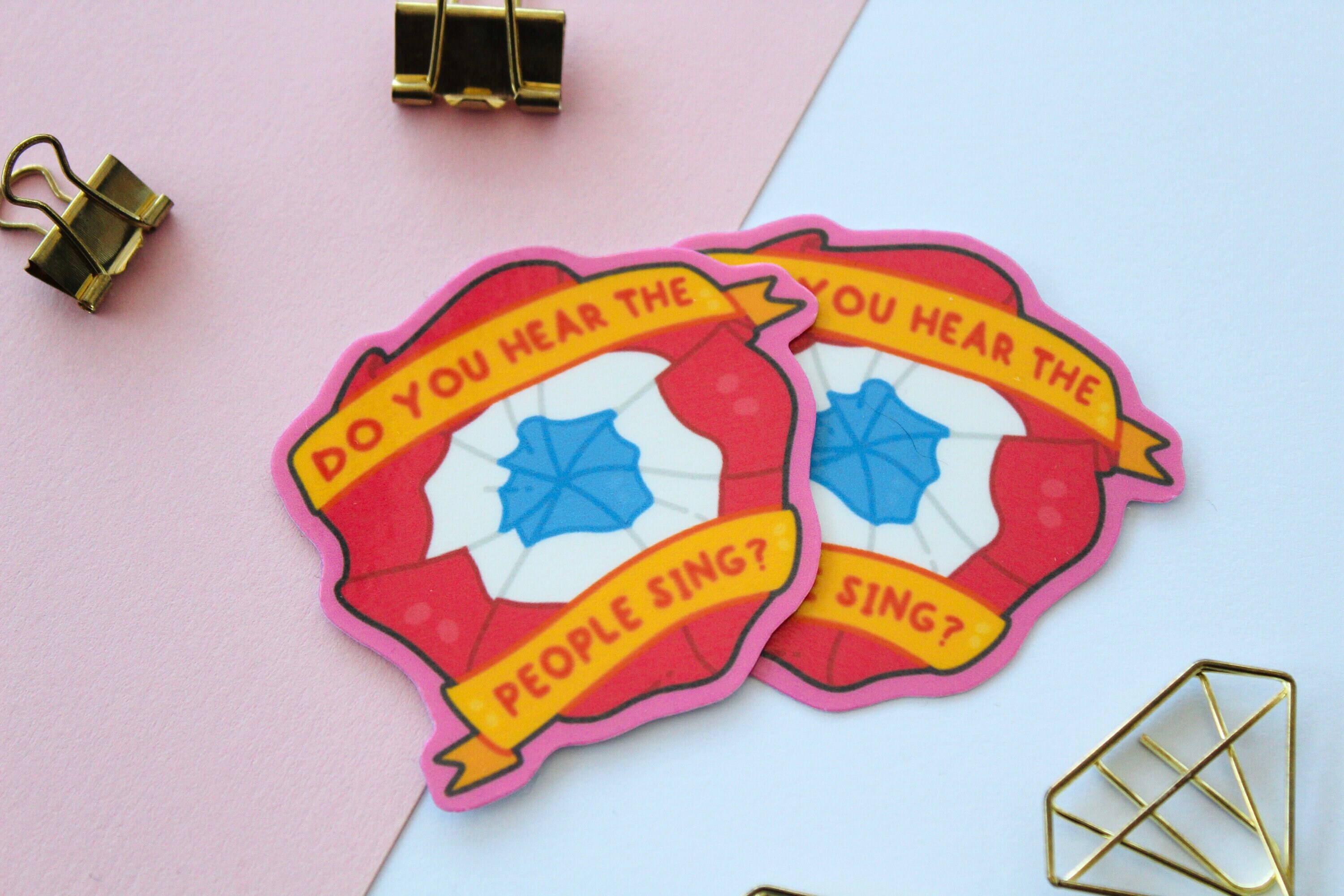 Les Misérables Inspired Die Cut Sticker - Etsy