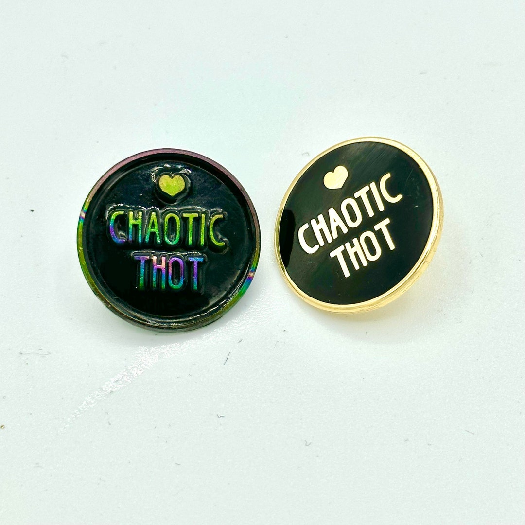 TTRPG Chaotic Thot Enamel Pins - Etsy