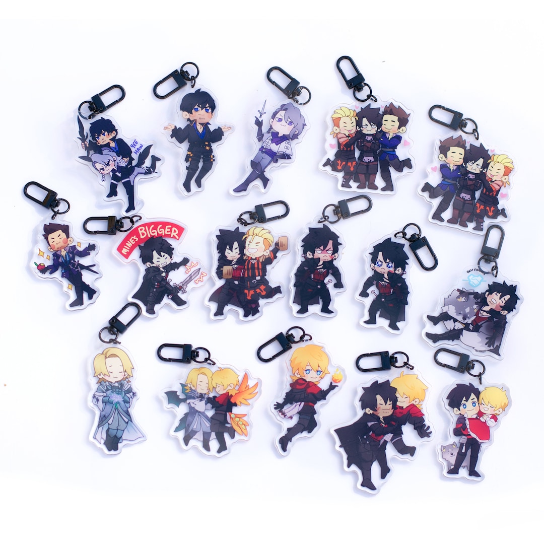 FFXVI Small Acrylics/keychains - Etsy