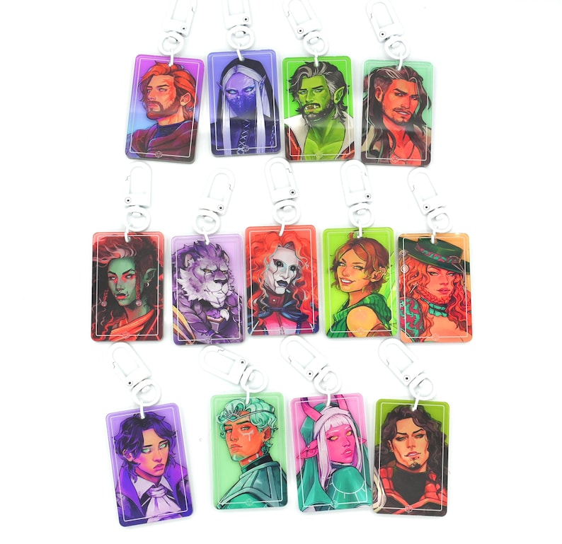 Critical Role Campaign 4 Portrait Keychains - Etsy