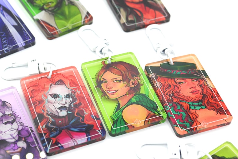 Critical Role Campaign 4 Portrait Keychains - Etsy