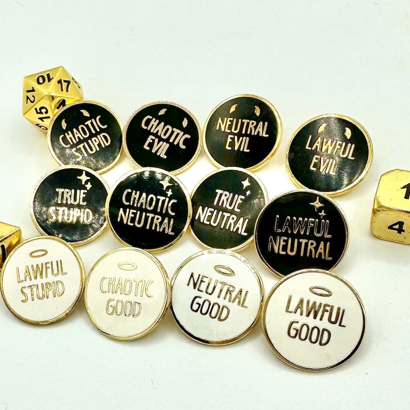 Dnd Enamel Pin - Etsy