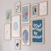 Dorm Decor College Student Gift Wall Art Gallery Wall Blue - Etsy
