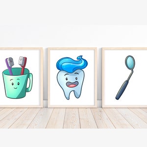 Dental Office Decor Dental Office Wall Art Dental Student Gift Dental ...