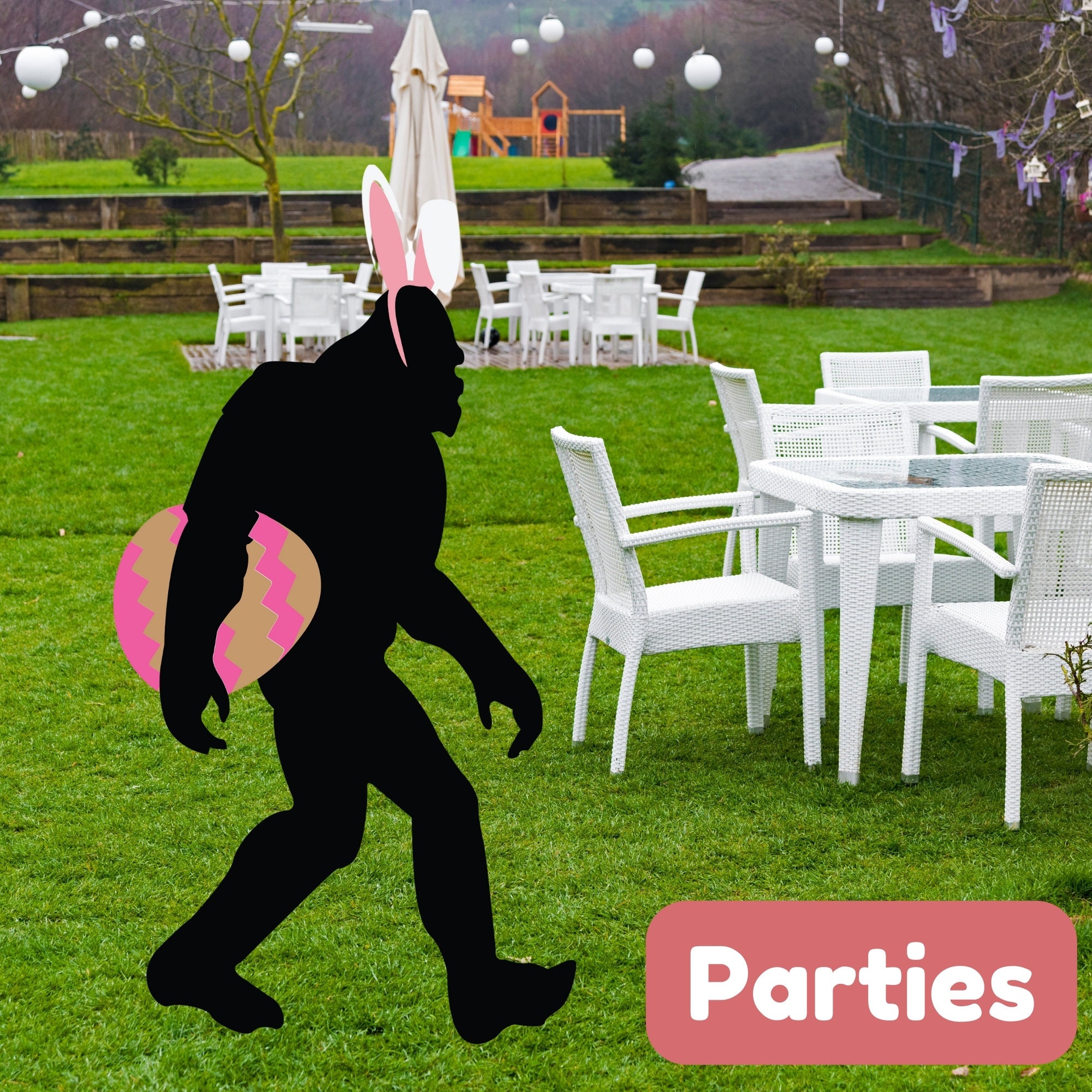 DIY Backyard Big Foot, Yard Decor, Yard Cutout Prop, Birthday Yard ...