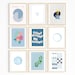 Dorm Decor College Student Gift Wall Art Gallery Wall Blue - Etsy