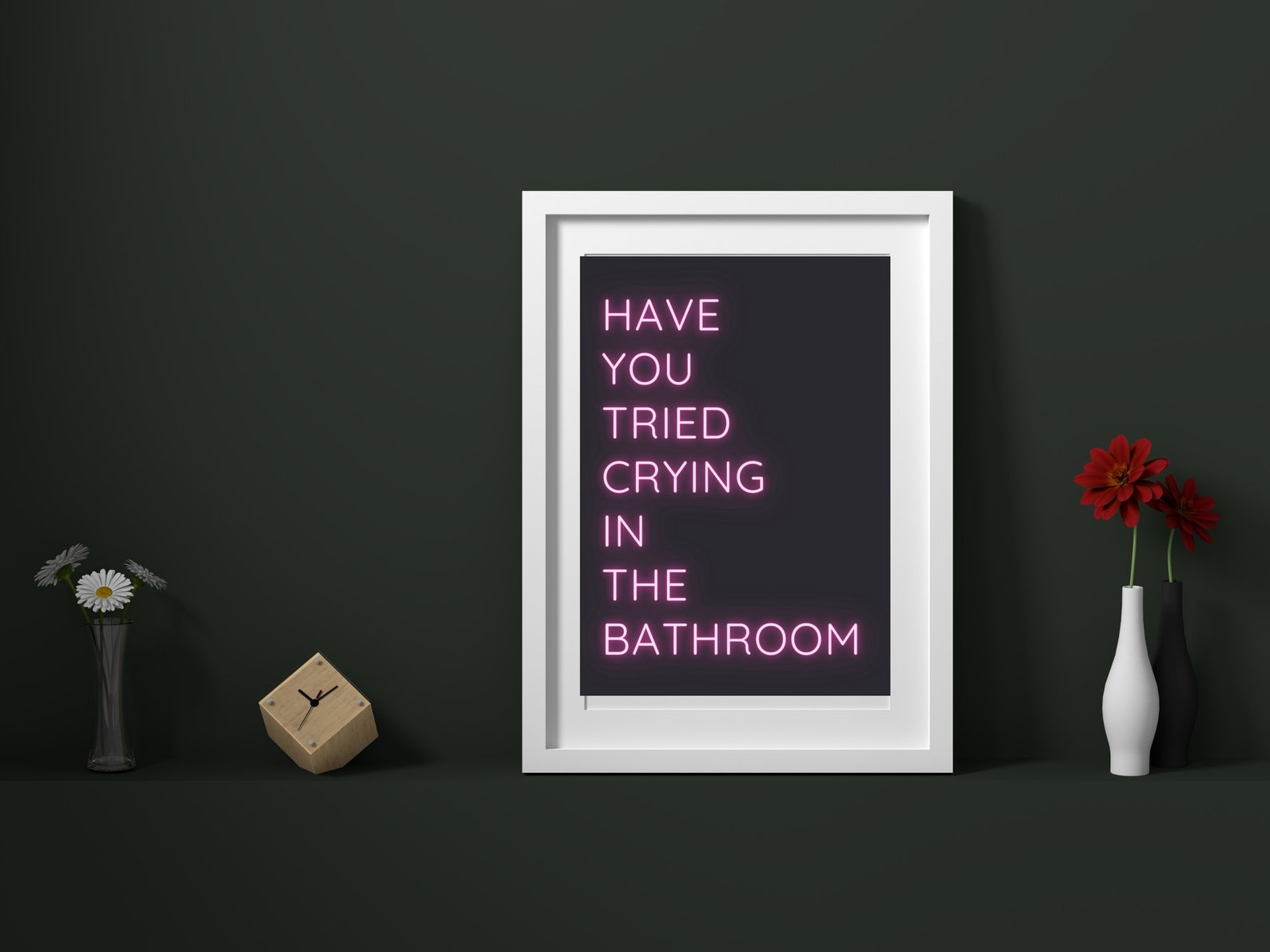 Bathroom Wall Art Prints College Bathroom Prints Funny Bathroom Signs ...