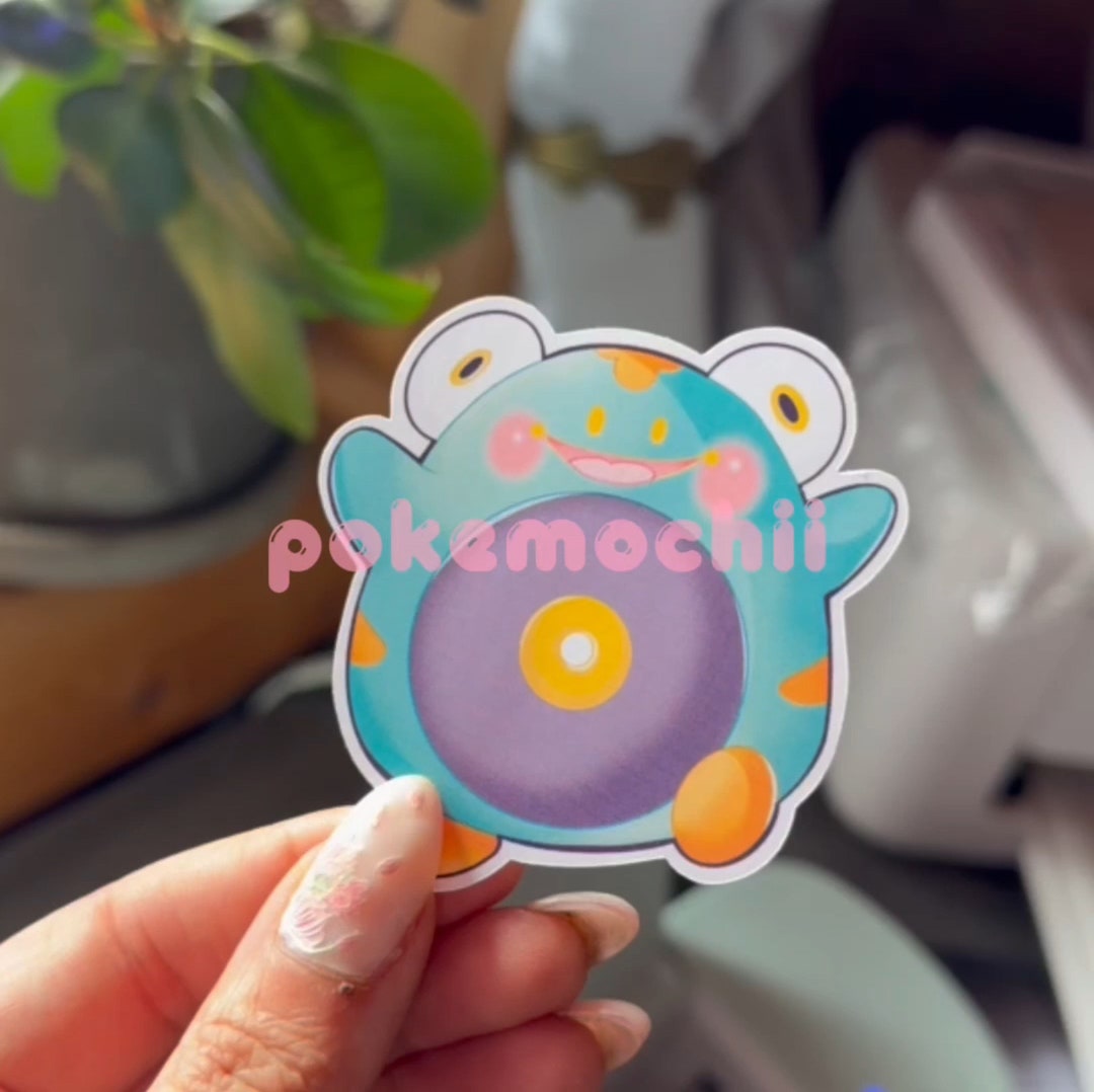 Electric Type Bellibolt Pokemon Die-cut Sticker - Etsy