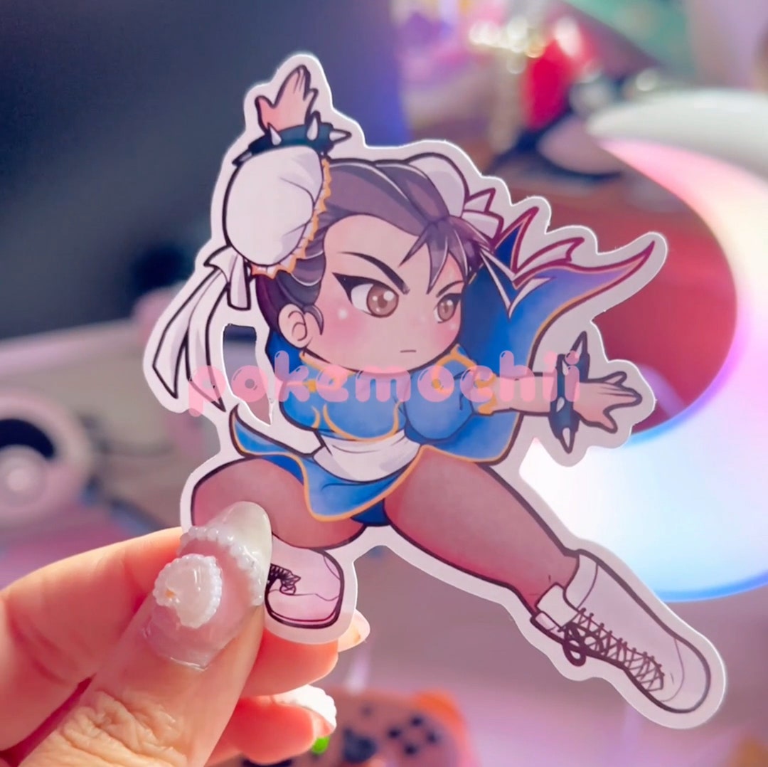 Chibi Chun-li Fighter Die Cut Sticker - Etsy