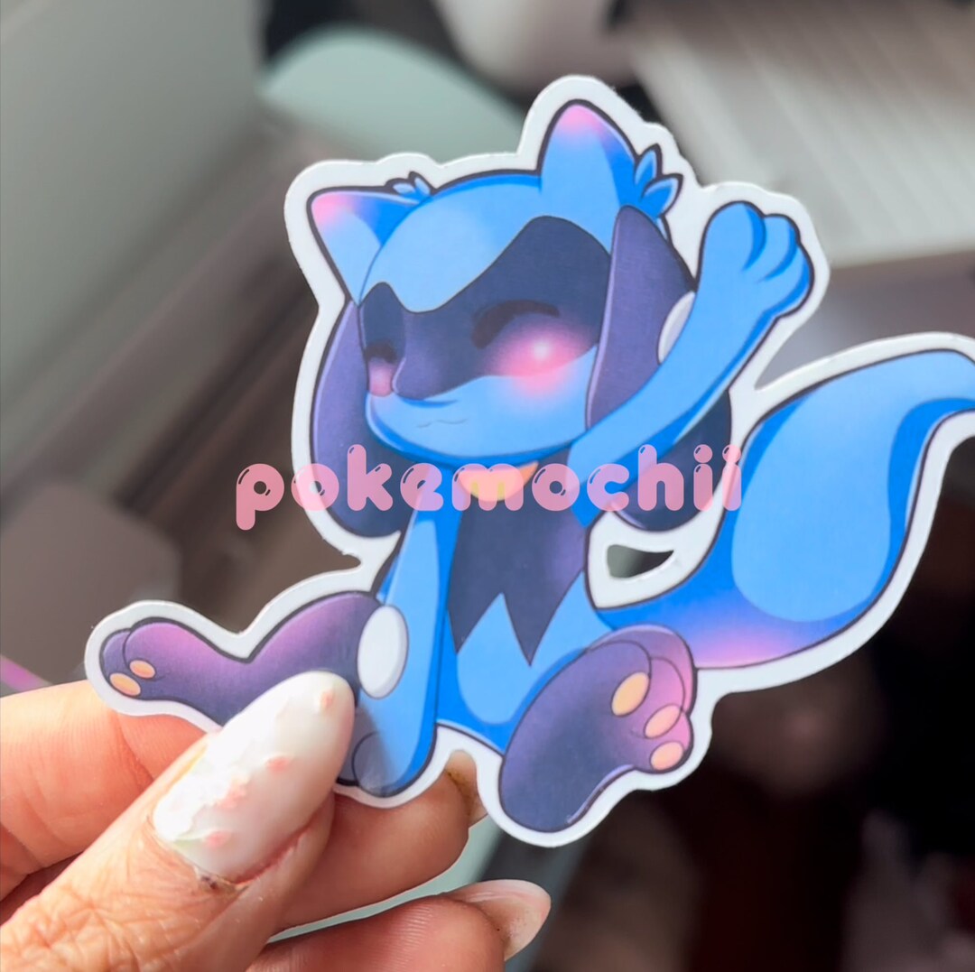 Fighting Type Riolu Pokemon Die-cut Sticker - Etsy