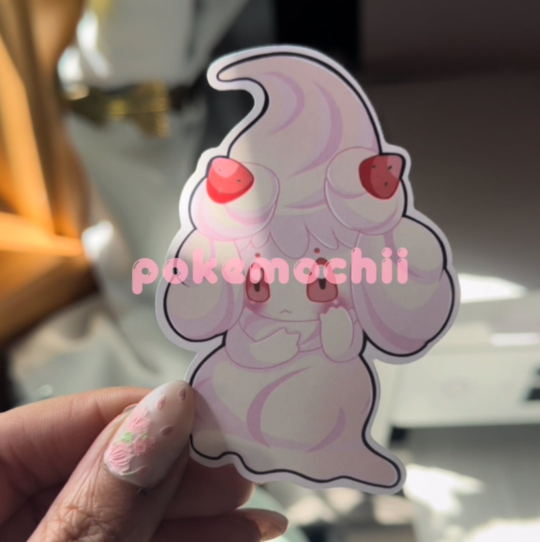 Fairy Type Alcremie Pokemon Die-cut Sticker - Etsy