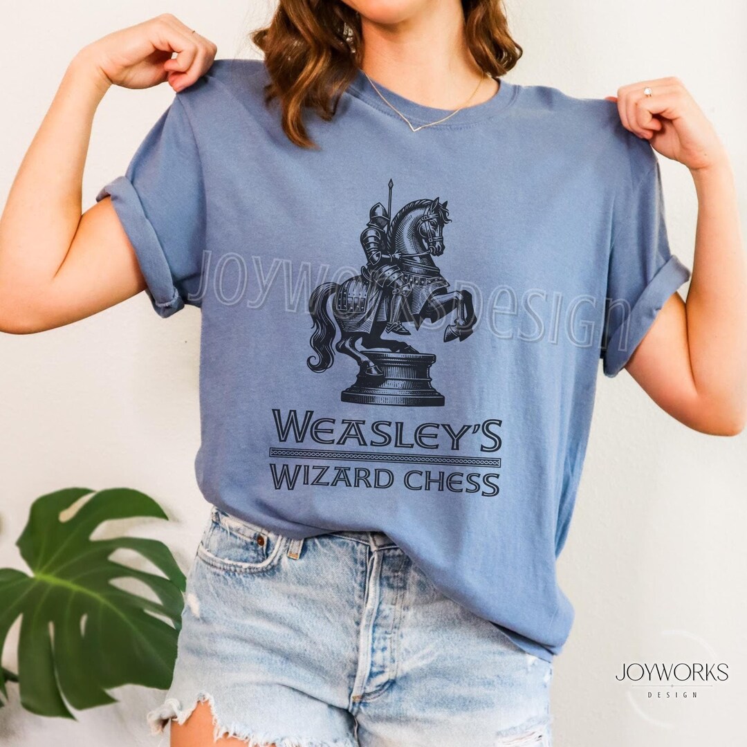 Weasley’s Wizard Chess Knight Shirt Potter Fan Weasley Hogwarts School ...