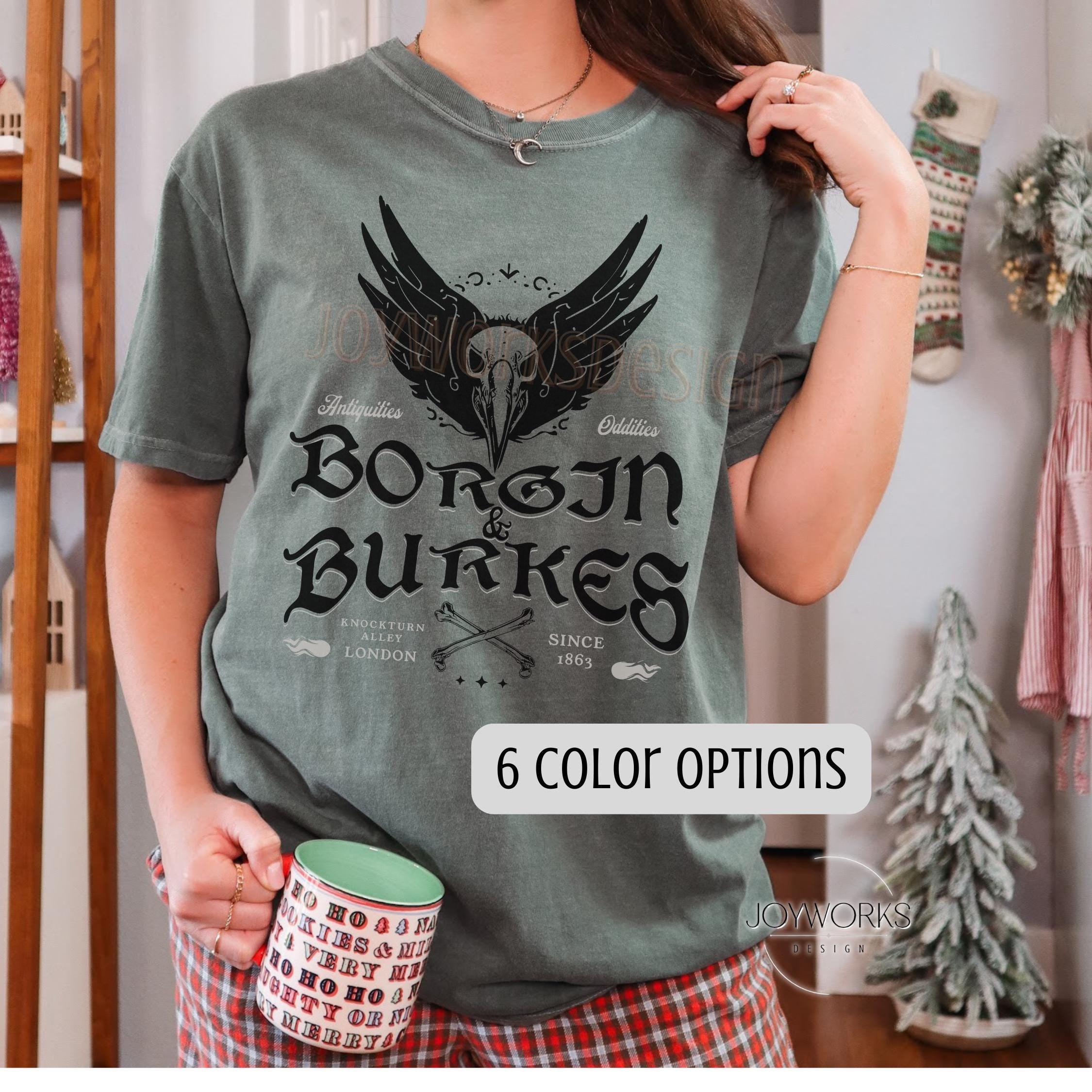 Borgin and Burkes Dark Oddities Shirt Knockturn Alley Dark Wizards ...