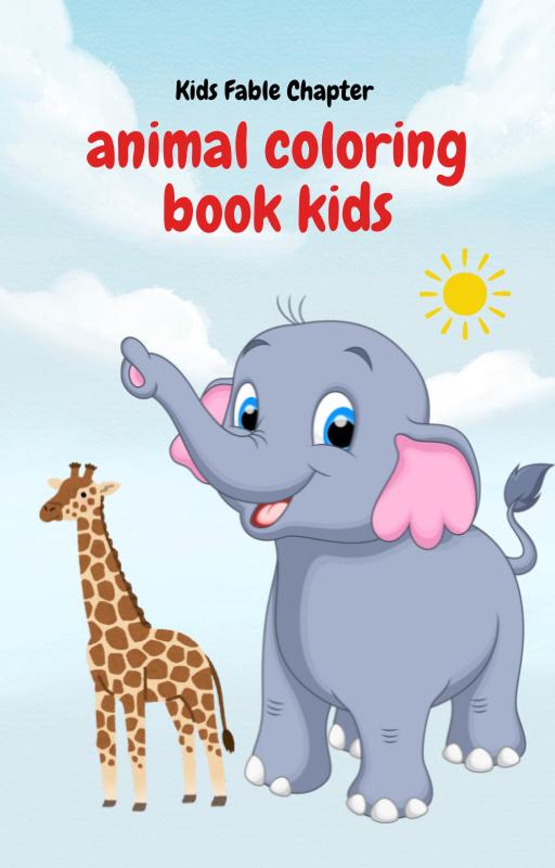 Animal Positive Affirmations Coloring Book for Kids | Printable Digital ...