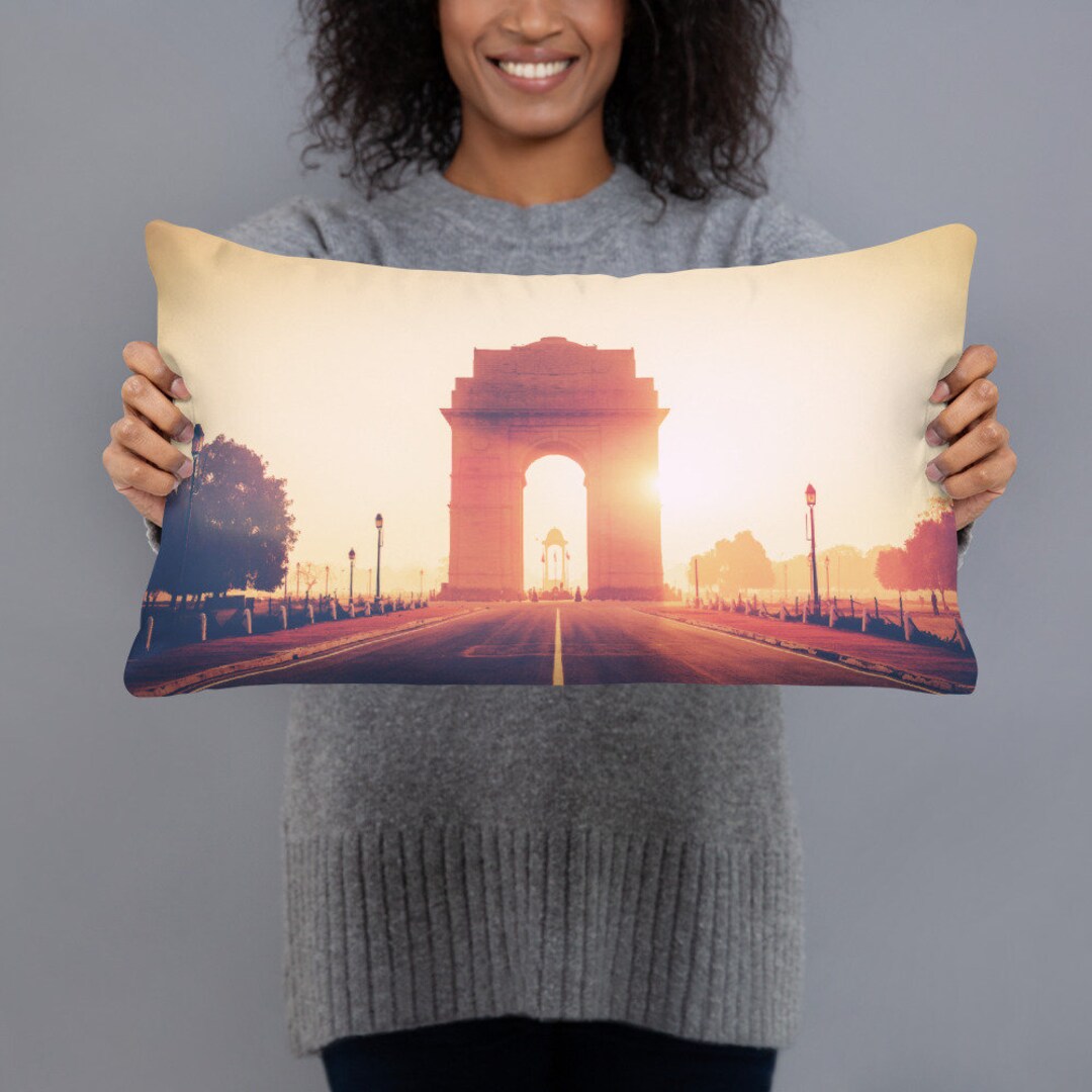 India Gate Pillow India Pillow India Decor Pillow India Gate Throw ...