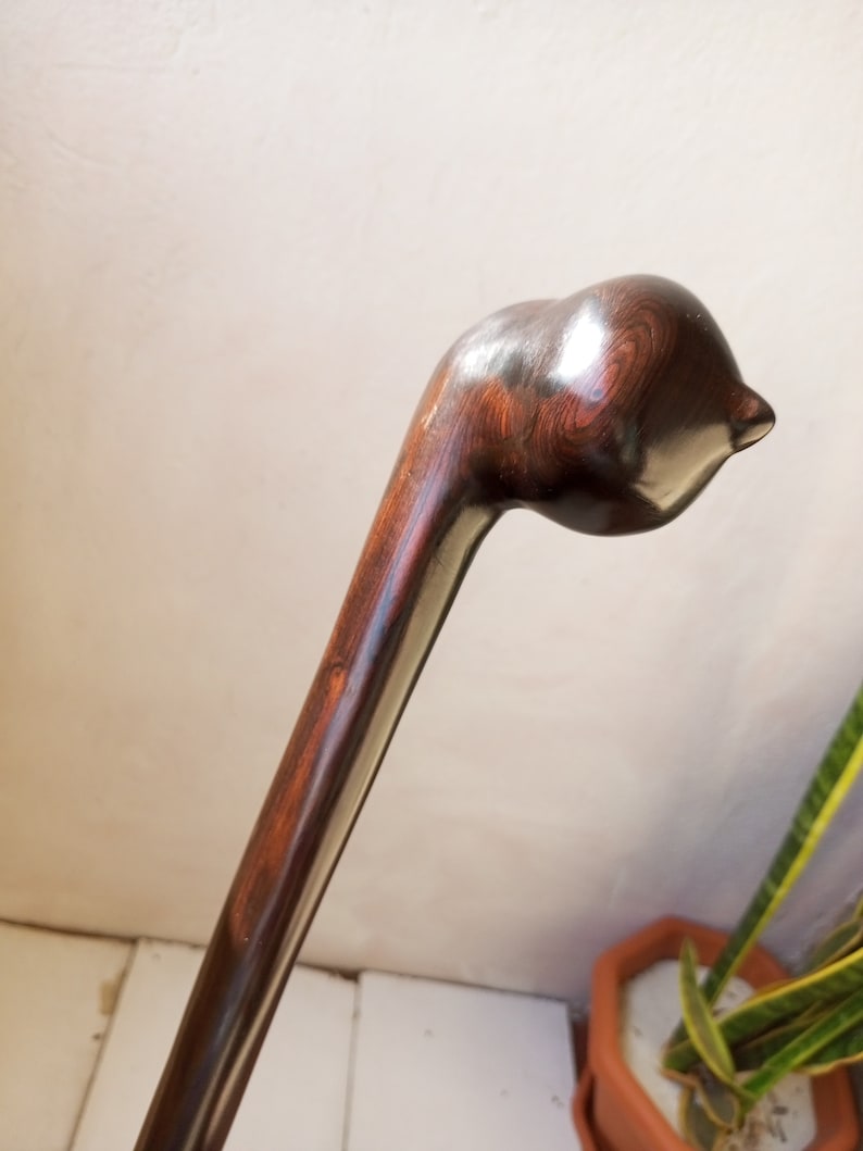 KENYAN Traditional Maasai Rungu ebony Hardwood african Art Walking ...