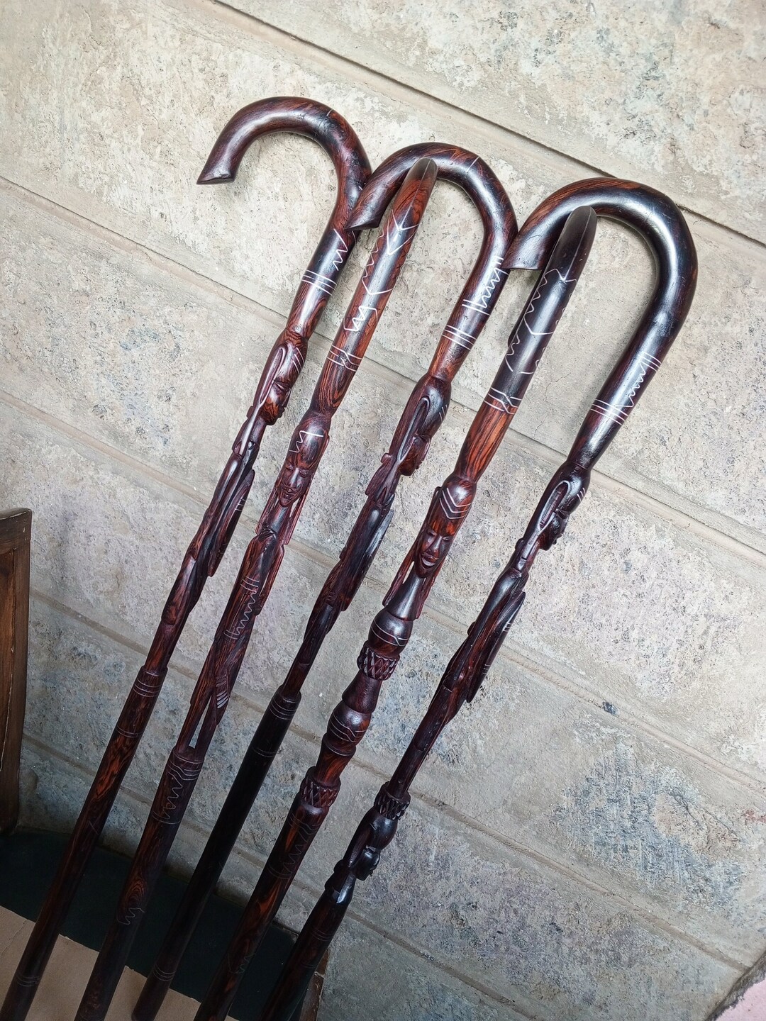 Maasai Walking Stick , Mobility,hiking , African Fashion Statement,1900 ...