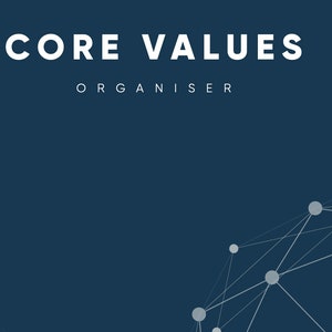 Core Values Organizer - Personal Growth Planner for Goal Setting & Life ...