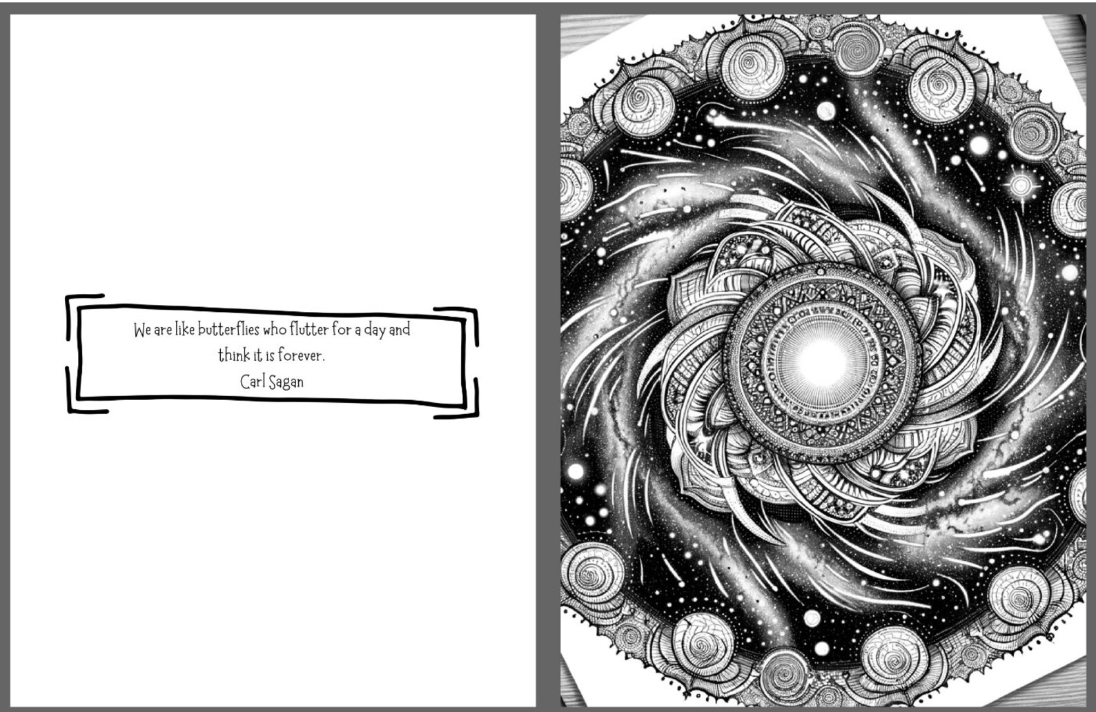 Cosmic Mandalas Coloring Book: Explore the Universe in Every Stroke ...