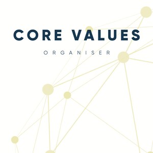 Core Values Organizer - Personal Growth Planner for Goal Setting & Life ...