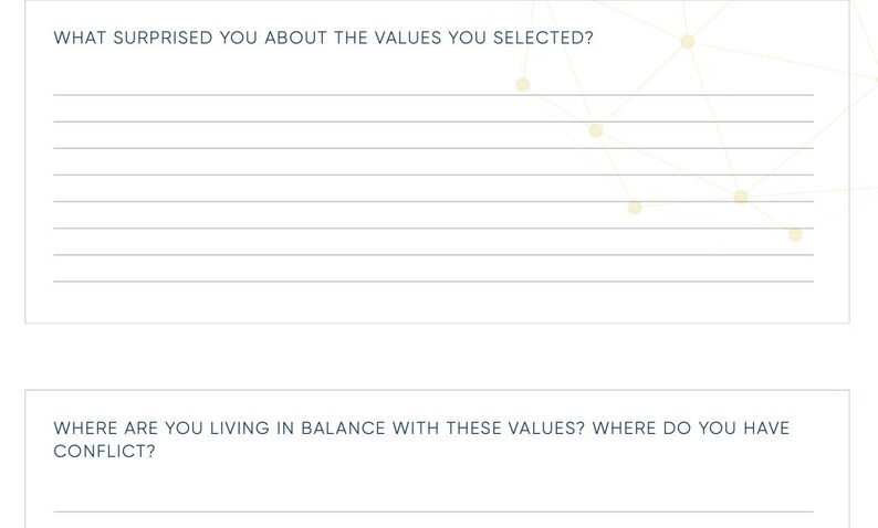 Core Values Organizer - Personal Growth Planner for Goal Setting & Life ...