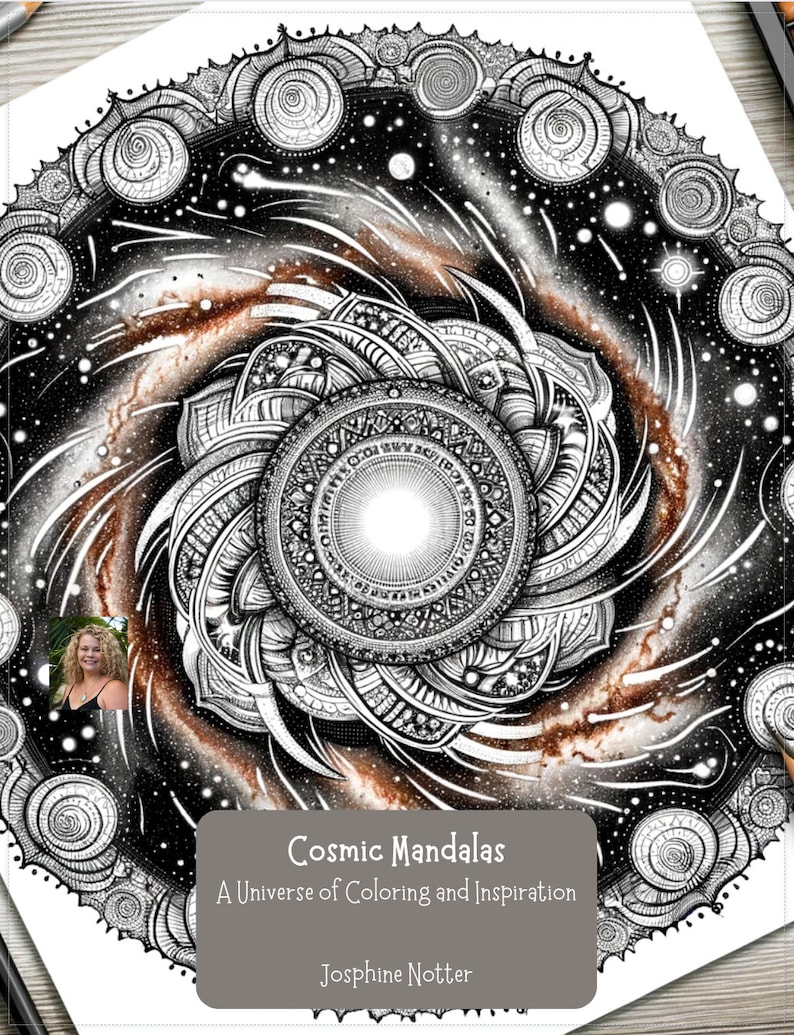 Cosmic Mandalas Coloring Book: Explore the Universe in Every Stroke ...