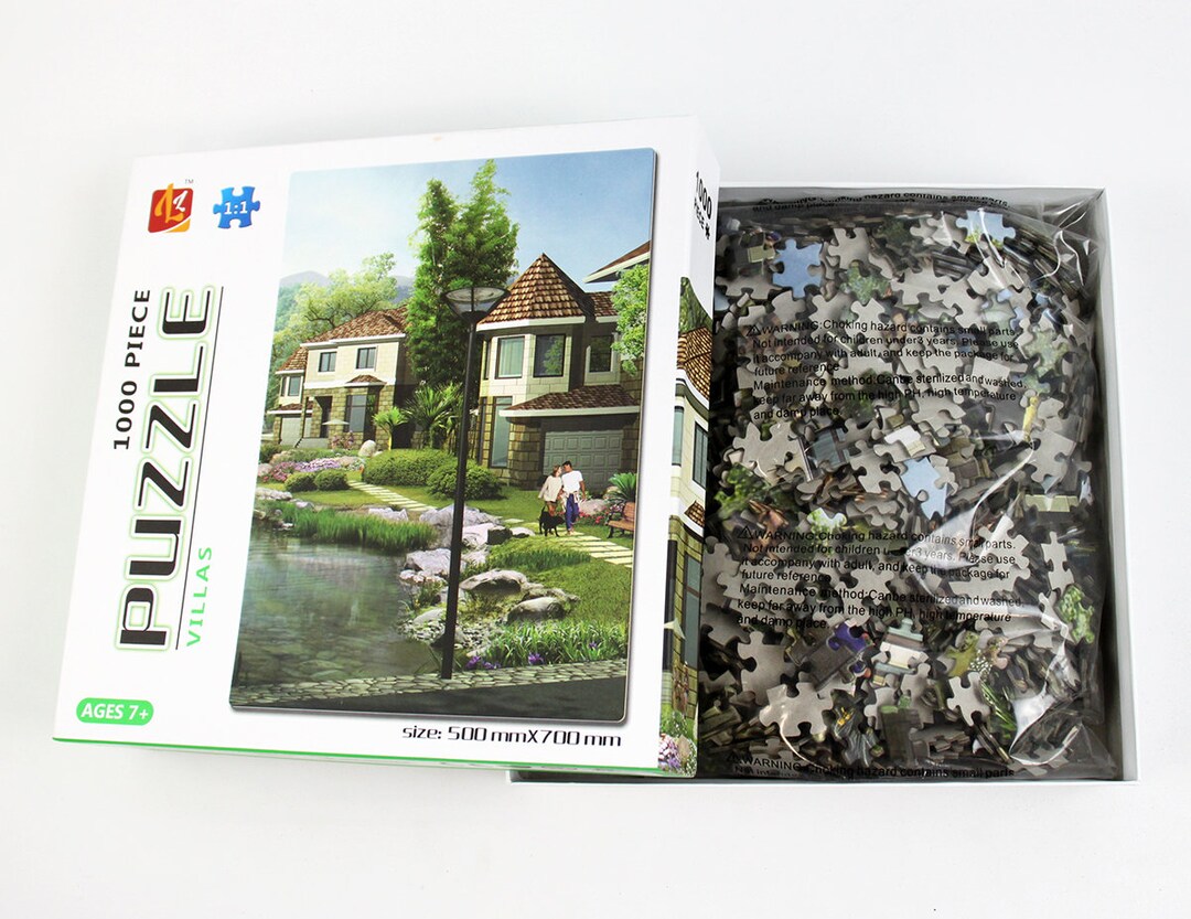 The Villas 1000 Piece Puzzle - Etsy