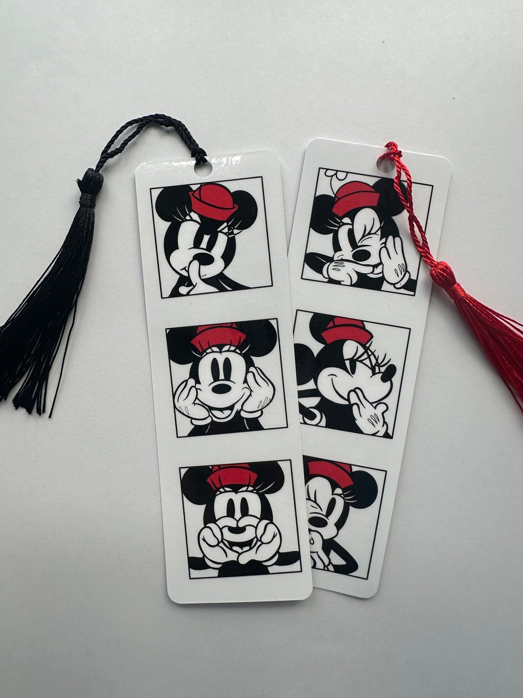 Minnie Mouse Photo Booth Bookmark Disney Bookmark Minnie Mouse Gift - Etsy