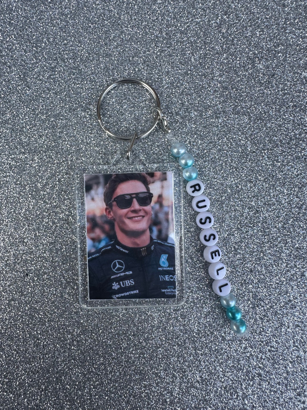 George Russell Keychain, Mercedes Keychain, George Russell Gift ...