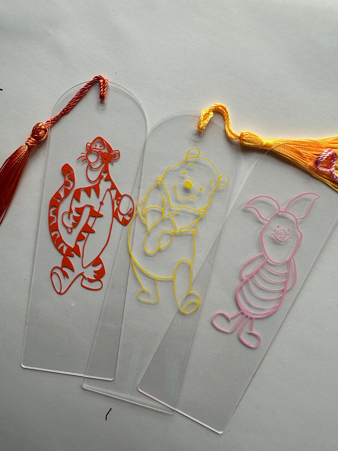 Pooh & Friends Acrylic Bookmarks, Winnie the Pooh Bookmark, Disney ...