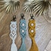 Macrame Key Ring + Wooden Bead - Etsy