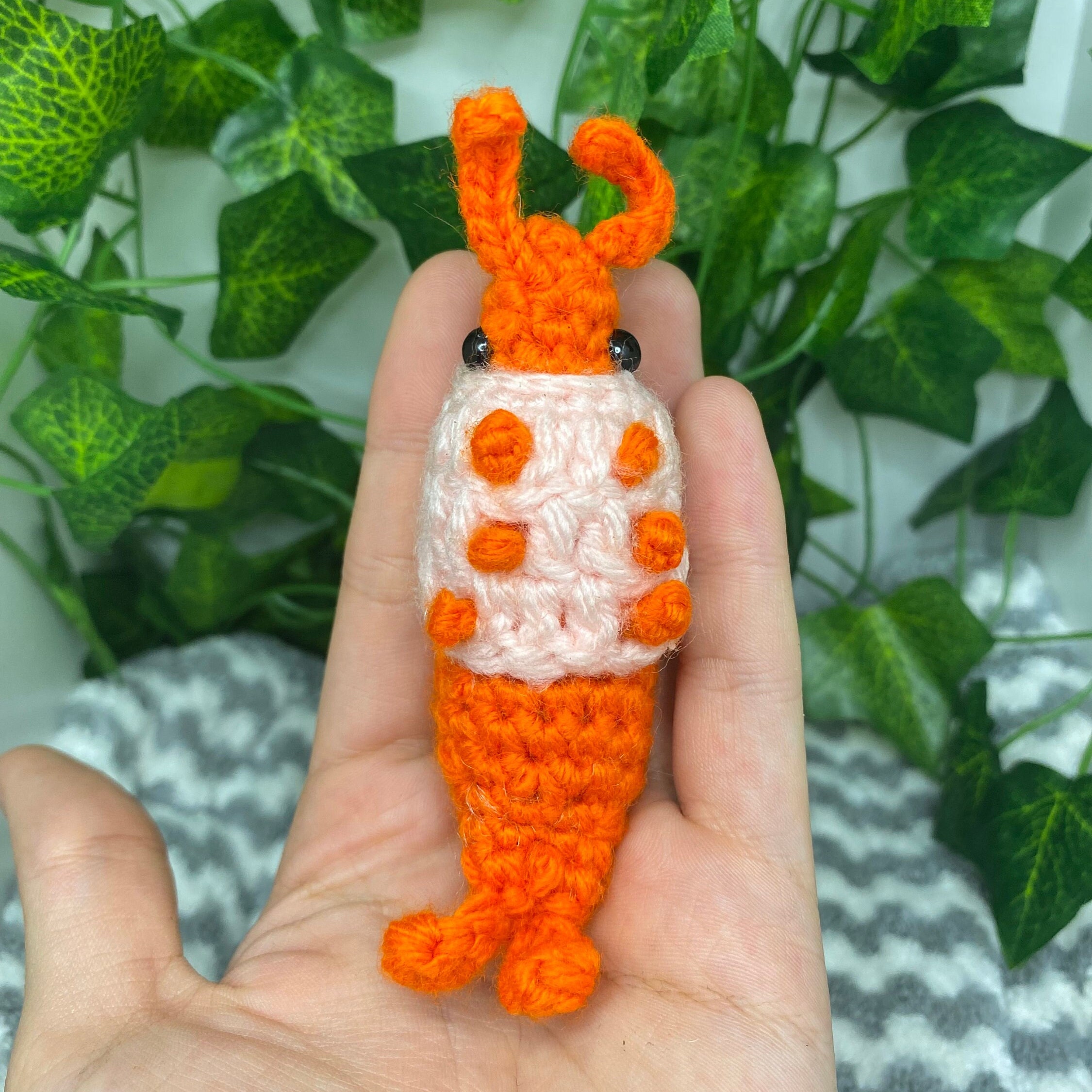 Crochet Shrimp Plushie - Etsy