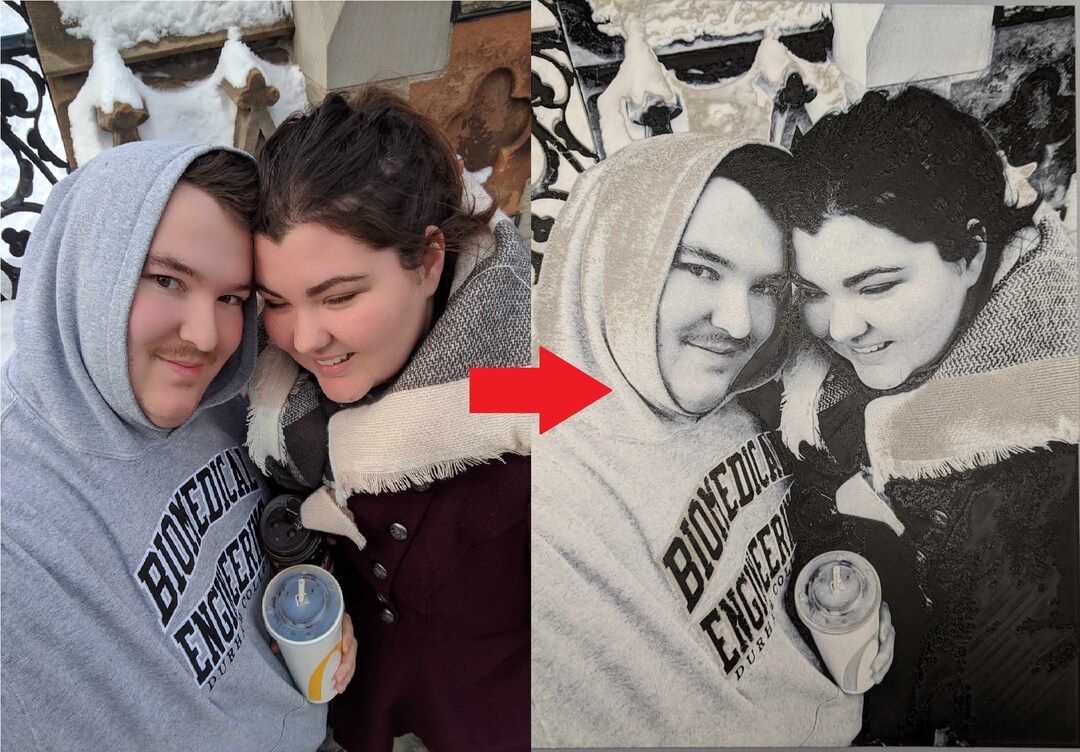 Custom Portraits - 3D Printed Photos - Etsy