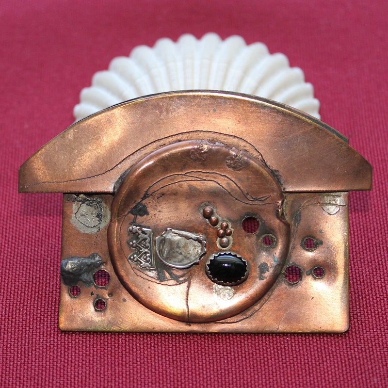 Copper Brooches - Etsy