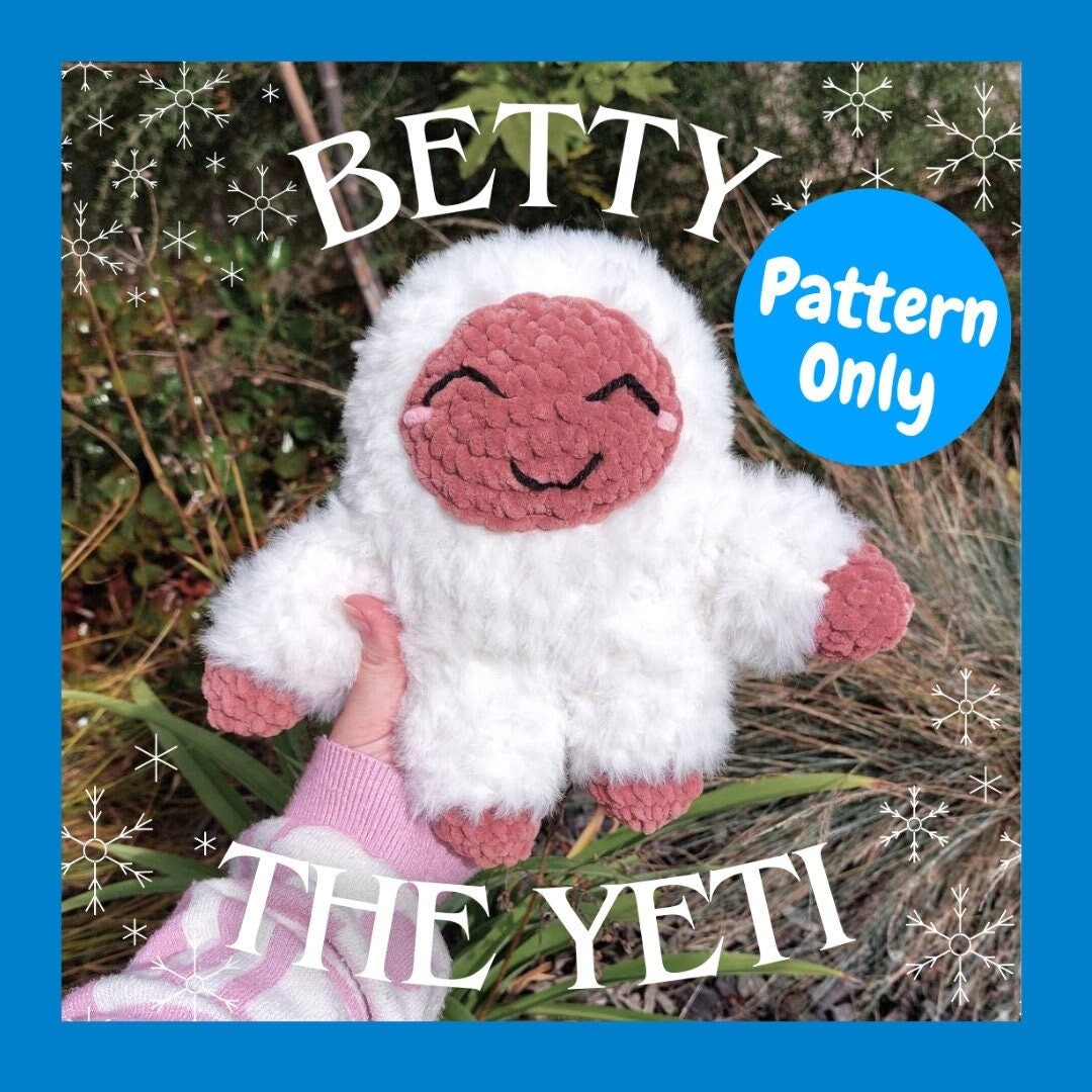 Betty the Yeti - Crochet Pattern - Etsy