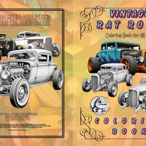 Vintage Rat Rods Coloring Book - Etsy