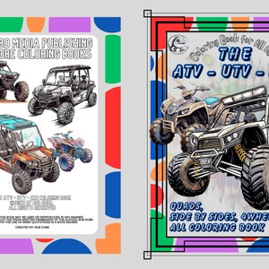 The ATV - UTV - SXS Coloring Book - Etsy