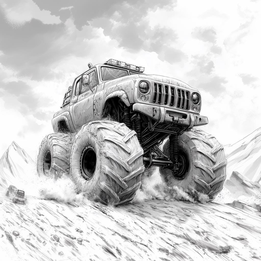 Monster Truck Madness - Etsy