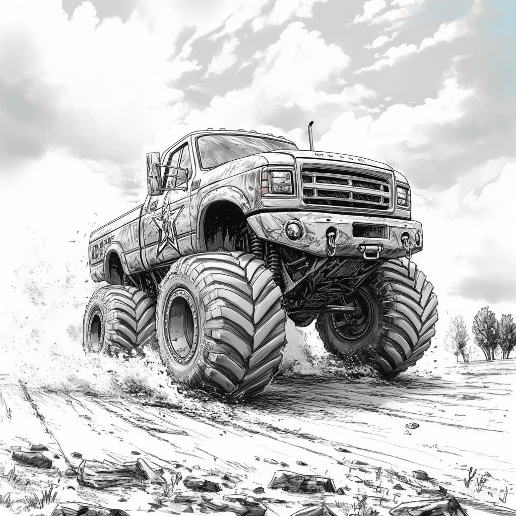 Monster Truck Madness - Etsy