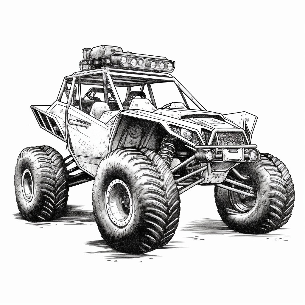 The ATV - UTV - SXS Coloring Book - Etsy