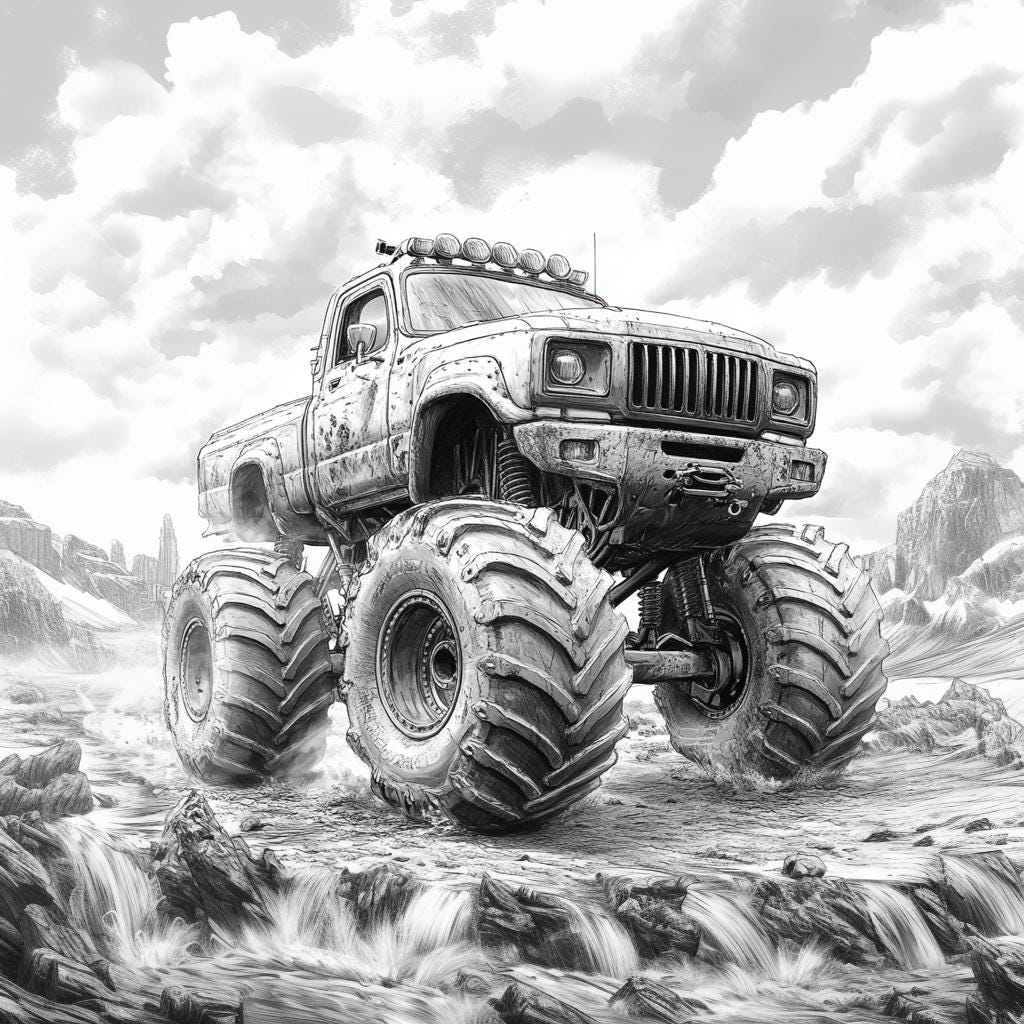 Monster Truck Madness - Etsy